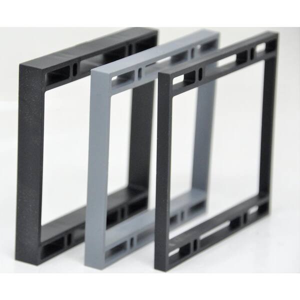 Commercial Electric 2-Gang Outlet Box Extender Combo with Screws DGCMB ...