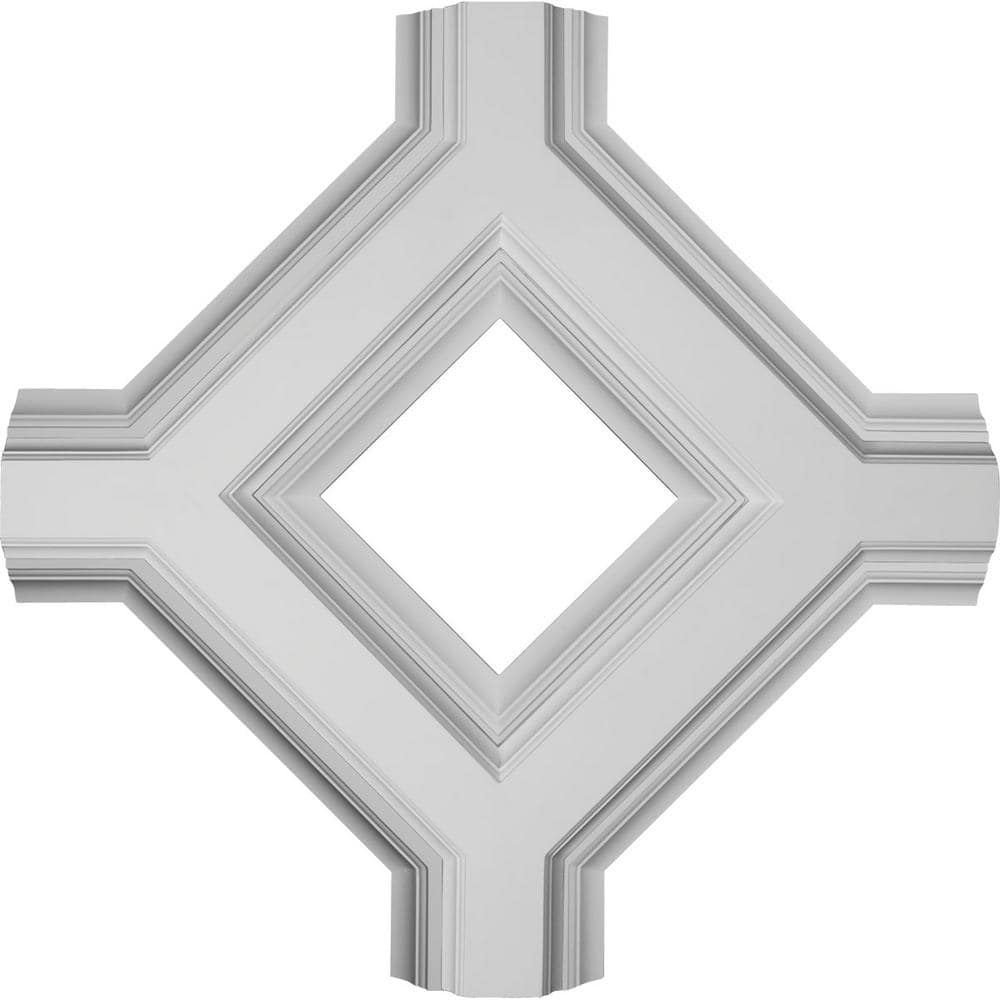 Ekena Millwork 36 in. Inner Diamond Intersection for 8 in. Deluxe ...