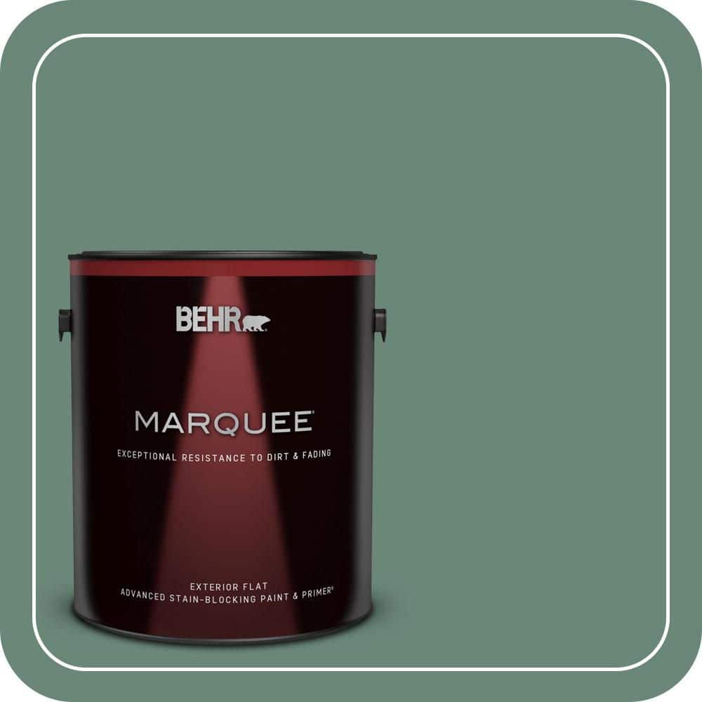 BEHR MARQUEE 1 gal. #S420-5 Sycamore Grove Flat Exterior Paint & Primer ...