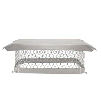 Shelter 9 in. x 13 in. Mesh Chimney Cap in Stainless Steel SPSS913 ...