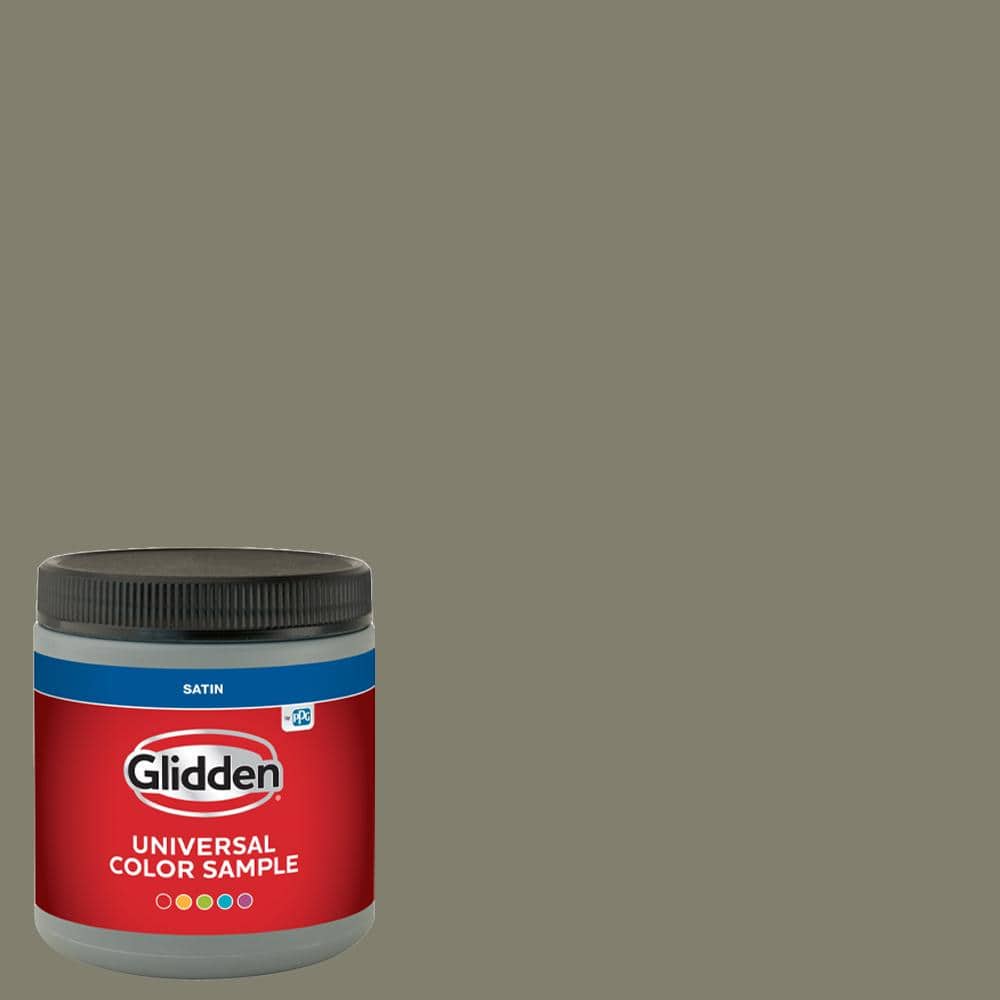 Glidden 8 oz. PPG1028-5 Autumn Gray Satin Interior Paint Sample PPG1028 ...