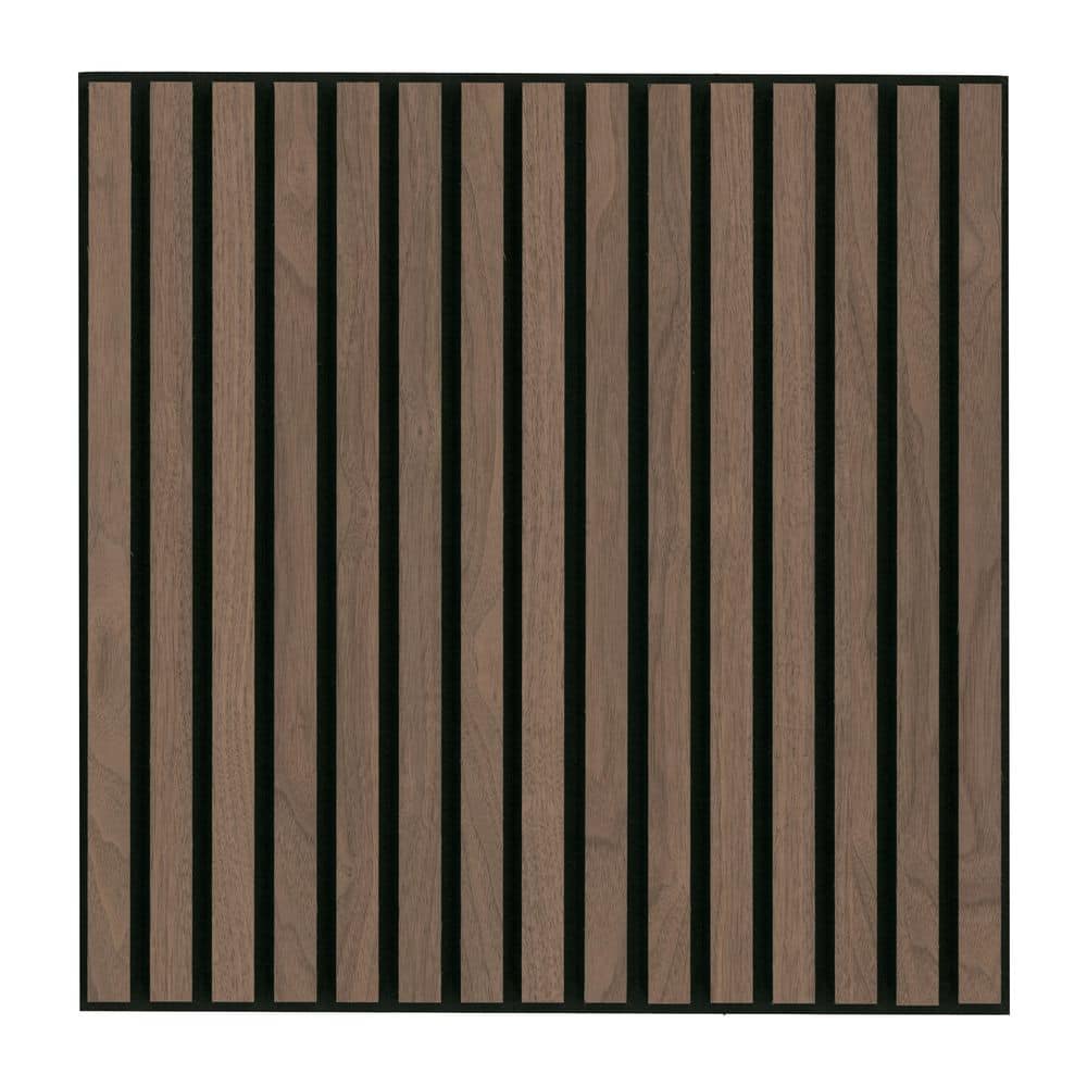 MSI Harmony Sable Mixed Wood Sound Absorbing Acoustic Panel 24 in. x 24 ...