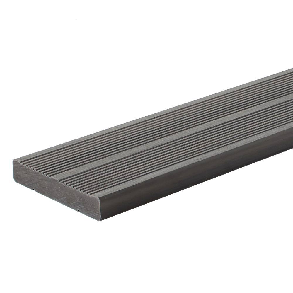 1x6-20' Skyline Decking-Graphite Square Edge Fully Encapsulated (Actual ...