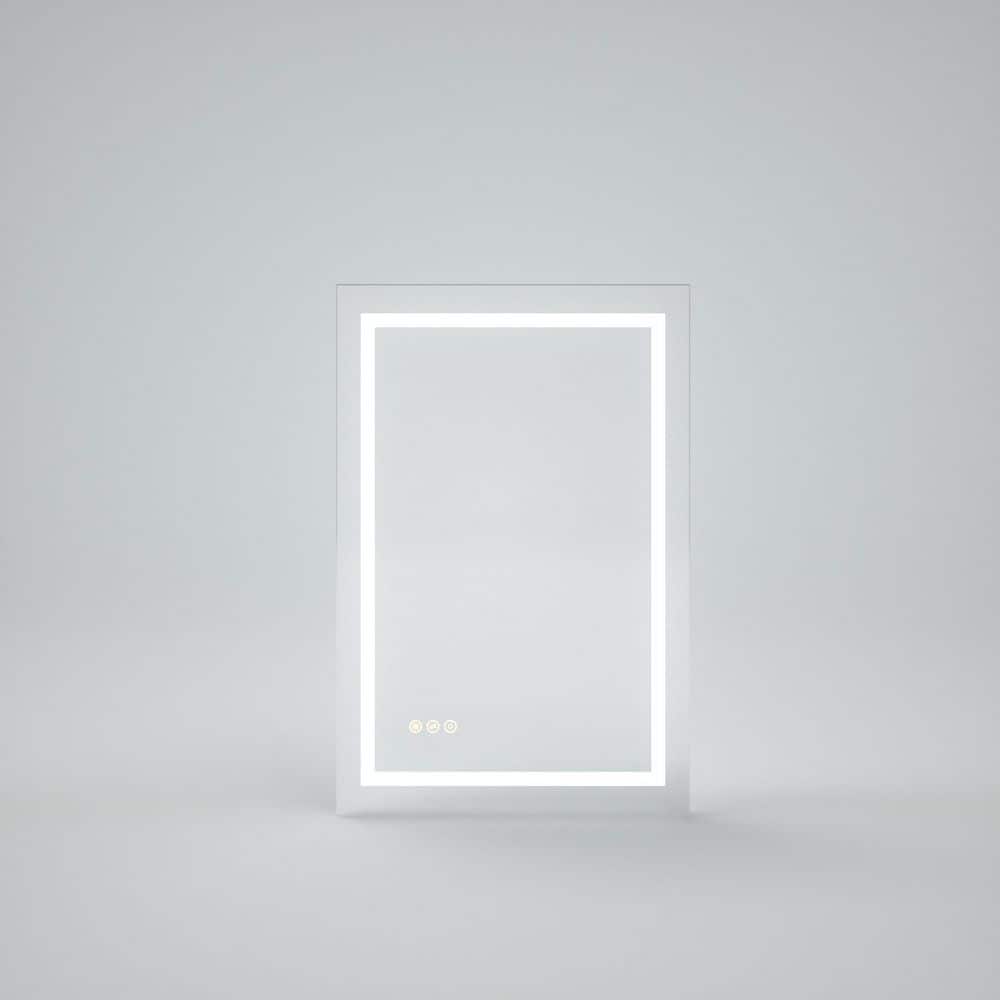 Reviews for TaiMei 20 in. W x 30 in. H Rectangular Frameless LED Anti ...