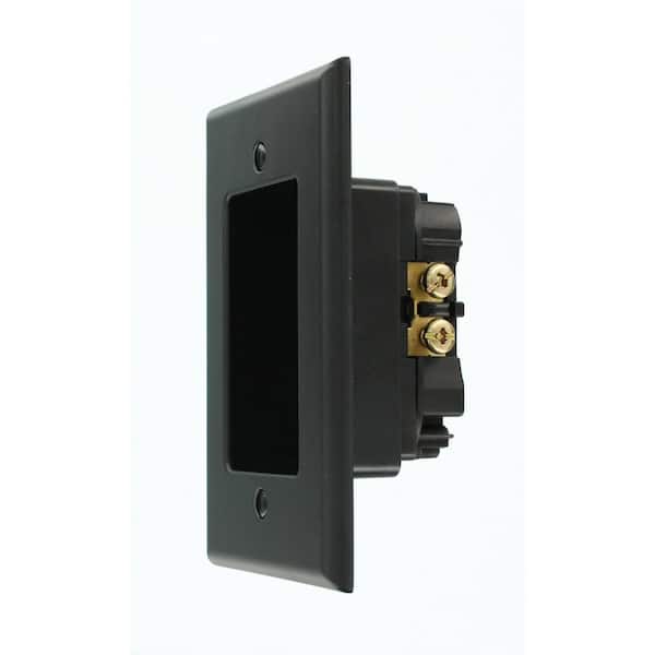 Black Recessed Clock Receptacle Recessed Outlet Installation