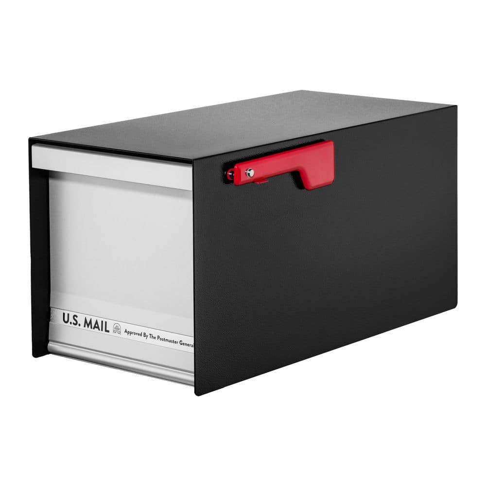 Architectural Mailboxes MailMax Textured Black & Silver, Large ...