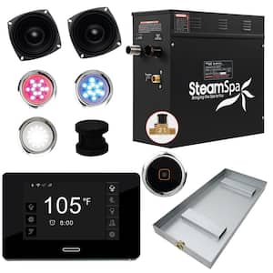 SteamSpa Black Series 12kW Steam Bath Generator with Wireless Control ...