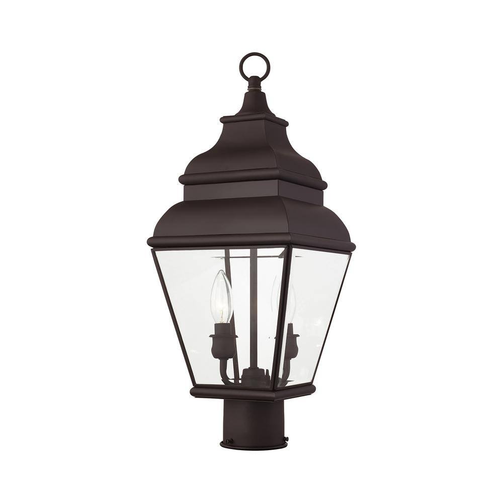 AVIANCE LIGHTING Millstone 20.5 in. 2-Light Bronze Cast Brass Hardwired ...