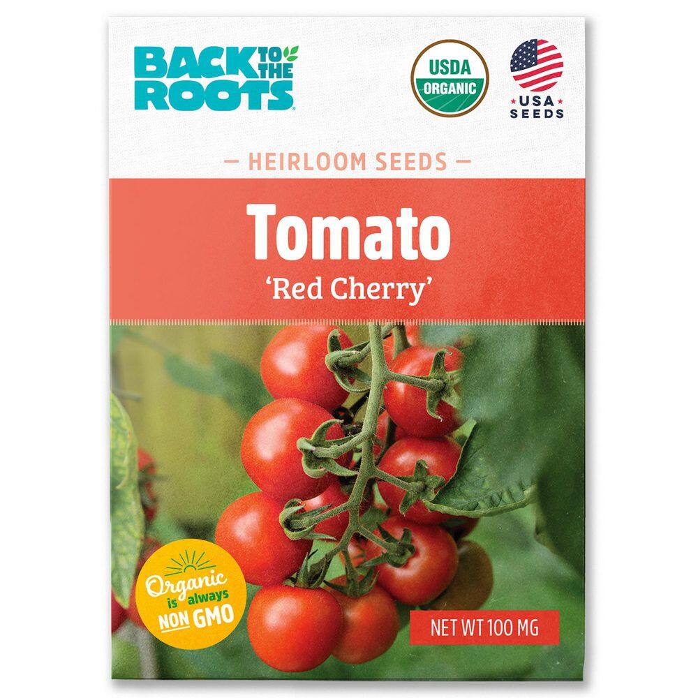 Back to the Roots Organic Red Cherry Tomato Seed 46070F - The Home Depot