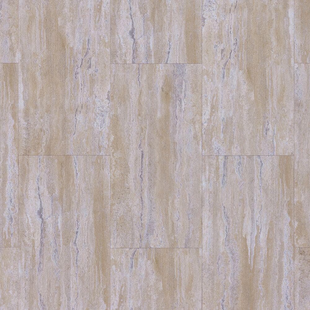 TrafficMaster Golden Travertine 3 mil x 24 in. W x 12 in.L Peel and ...