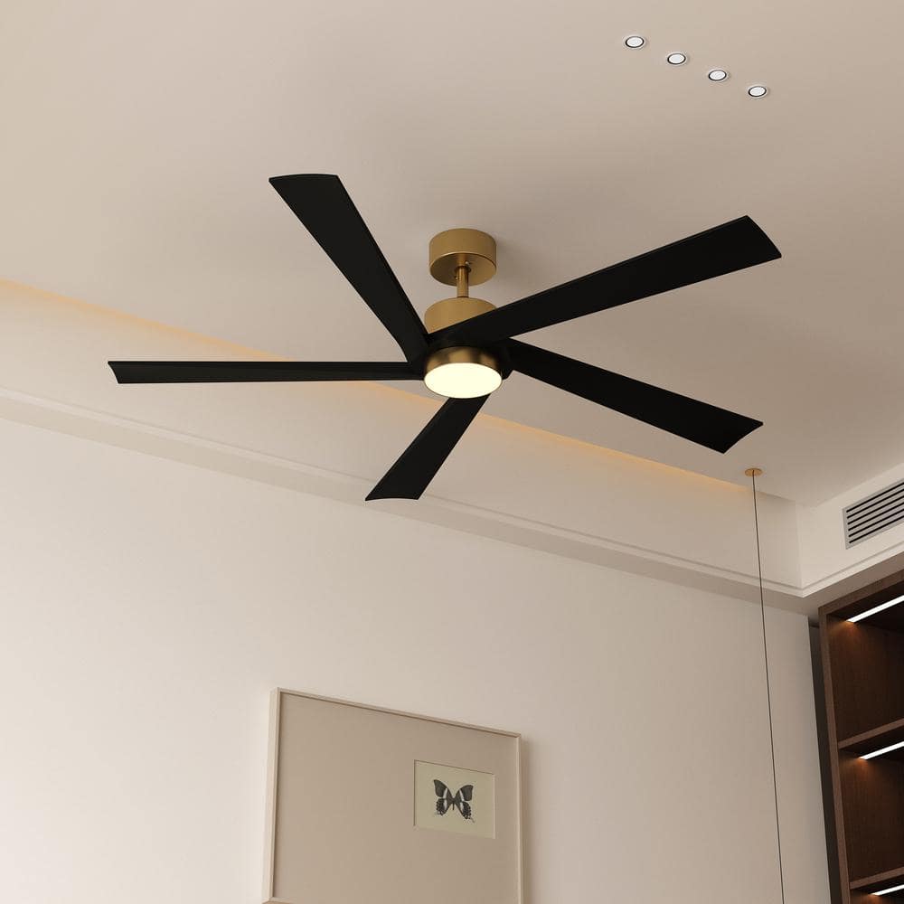 Reviews for FUFU&GAGA 64 in. Integrated LED Indoor/Outdoor Ceiling Fan ...