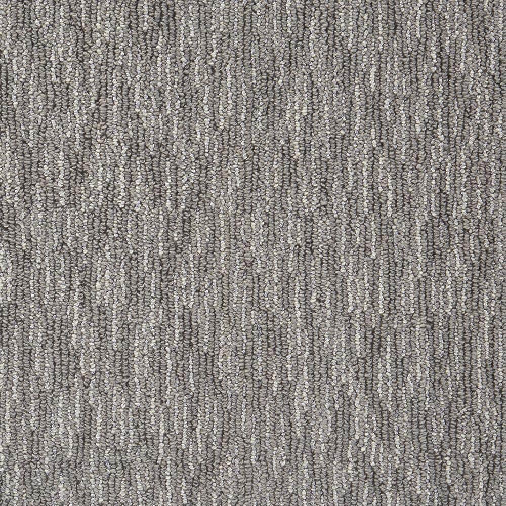 Natural Harmony 6 in. x 6 in. Pattern Carpet Sample - Oceanic Tweed ...