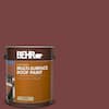 BEHR 1 gal. #PFC-04 Tile Red Flat Multi-Surface Exterior Roof Paint ...