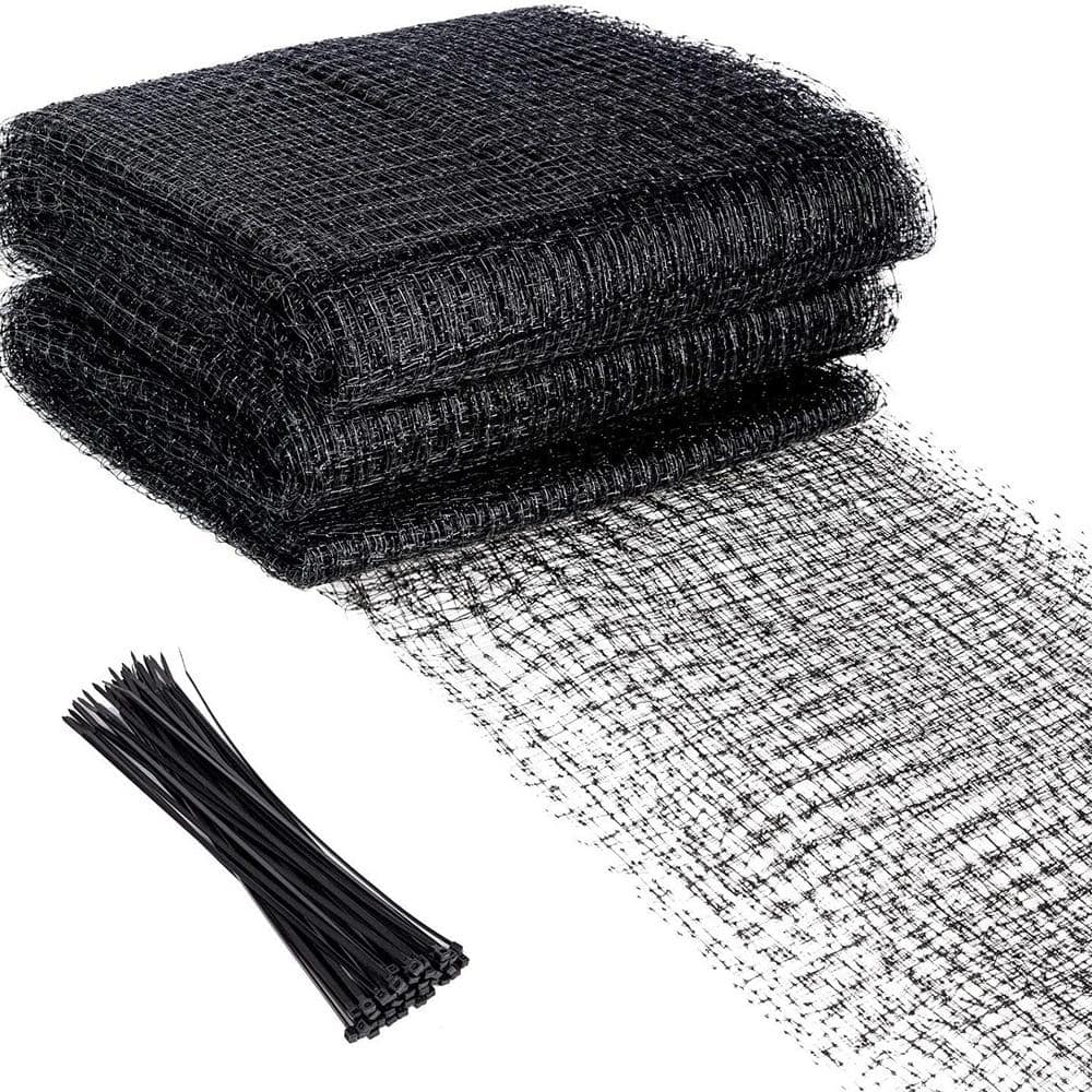Mr. Garden 7 ft. x 100 ft. Plastic PP Stretch Net Deer Net Protective ...