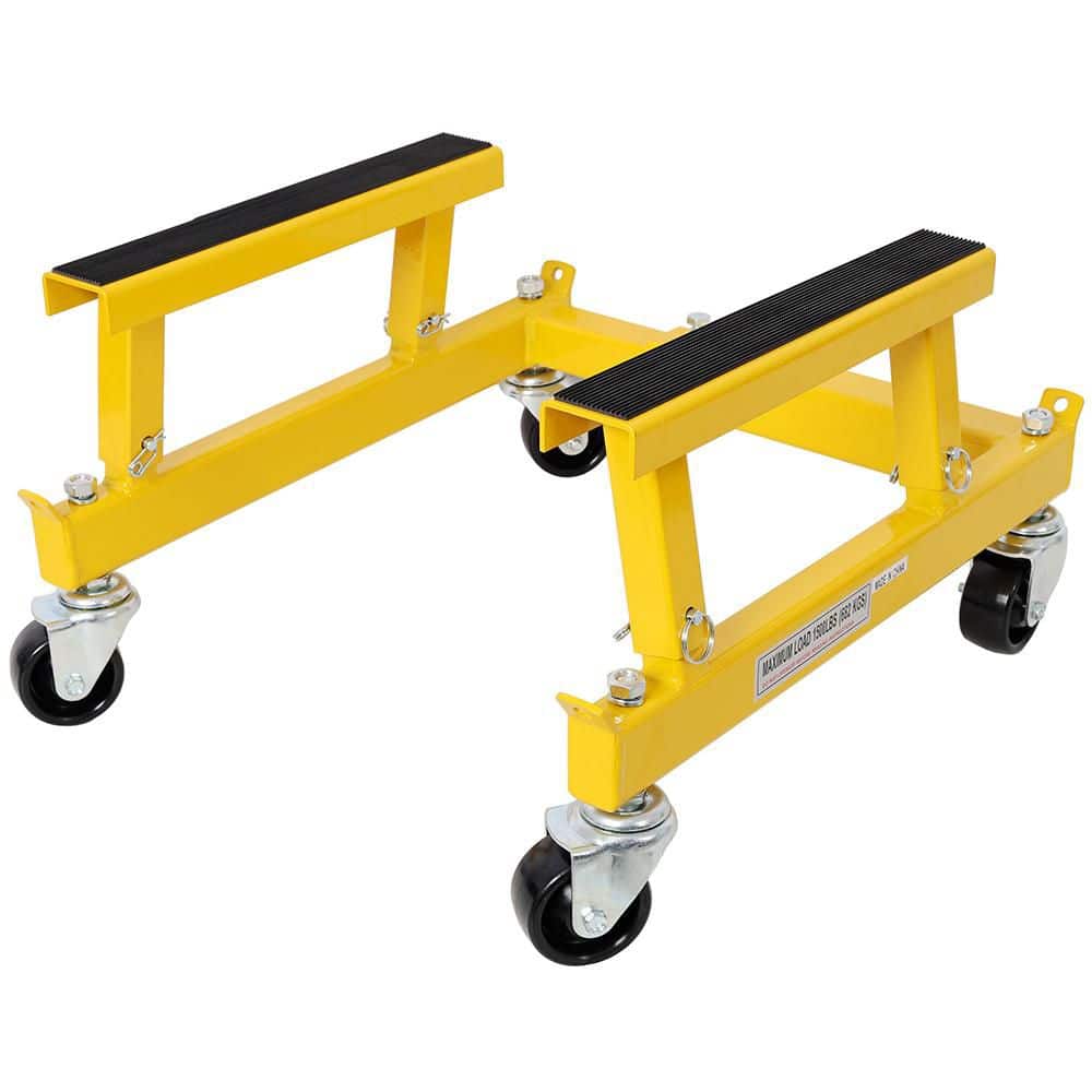 Yellow 1500 lb. Motorcycle Engine Cradle Dolly ZJDollie-3 - The Home Depot