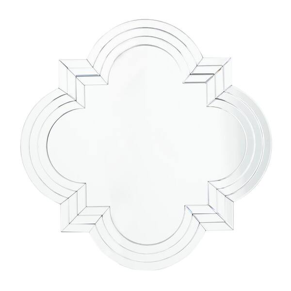 Silver Quatrefoil Mirror