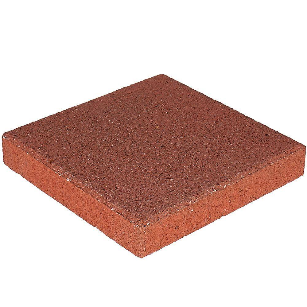 Pavestone 12 in. x 12 in. x 1.5 in. Adobe Square Concrete Step Stone ...