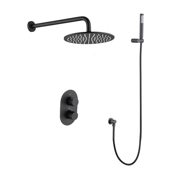 Satico Single Handle 2-Spray Patterns Shower Faucet 1.8 GPM with Easy ...
