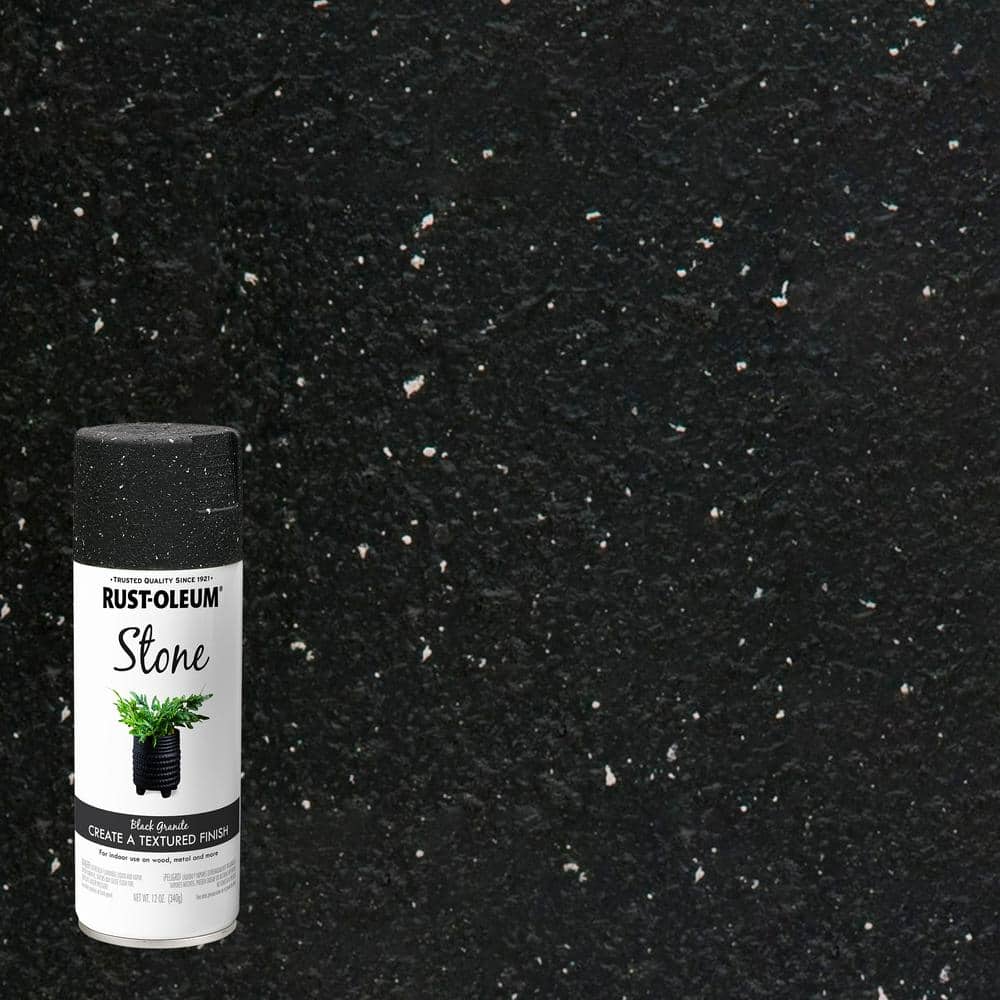 Reviews for Rust-Oleum 12 oz. Stone Creations Black Granite Textured ...