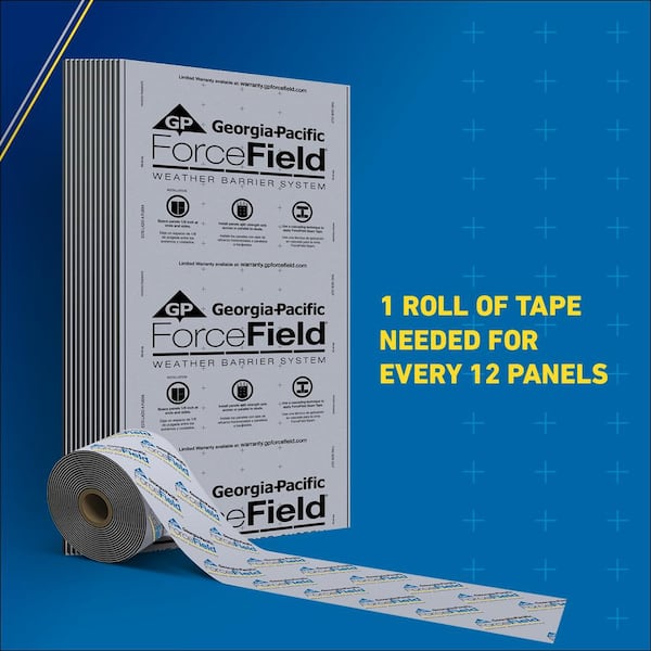 ForceField 3 in. x 180 ft. Seam Tape 1366011 - The Home Depot