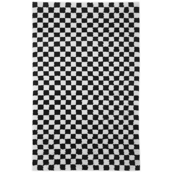 Solo Rugs Stamford Contemporary Black 9 ft. x 12 ft. Area Rug S3411 ...