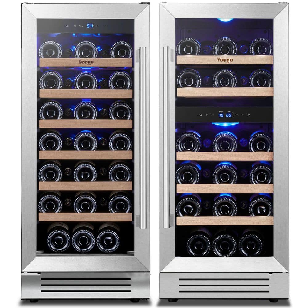 Reviews for Yeego 30 in. Triple Zone 61-Bottles Wine Cooler Side-by ...