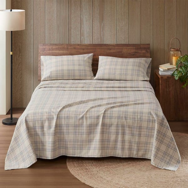 Woolrich Cotton Flannel 3-Piece Andrews Cotton Twin Sheet Set WR20-4091 ...