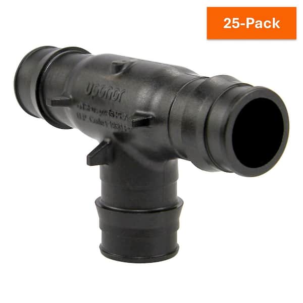 Uponor ProPEX 3/4 in. PEX-A Expansion Barb Engineered Polymer Tee (25 ...