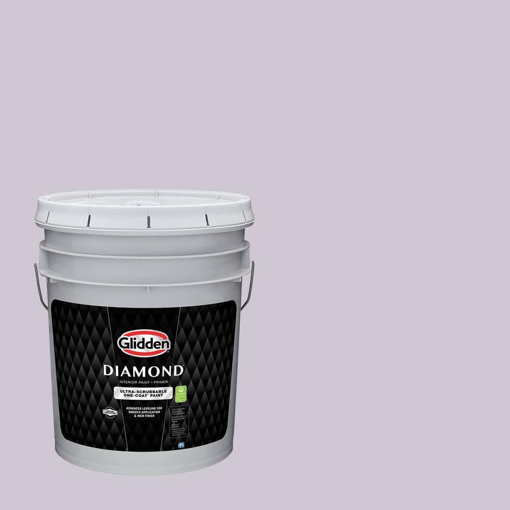 Glidden Diamond 5 gal. PPG1174-3 Silver Chalice Ultra-Flat Interior ...