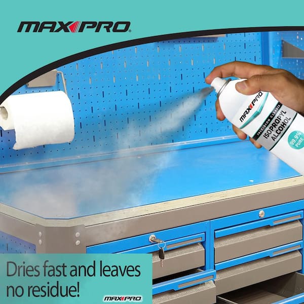 Max Pro 10 oz. Isopropyl Alcohol Precision All-Purpose Cleaner ISO-3467 ...
