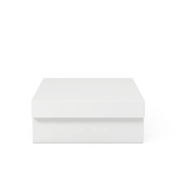 Low profile white nightstand store