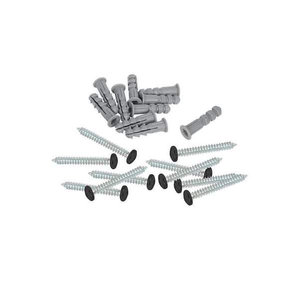 Everbilt BLACK VERTICAL RAIL AND HANG TRACK SCREWS-SHELVING HARDWARE-10 ...