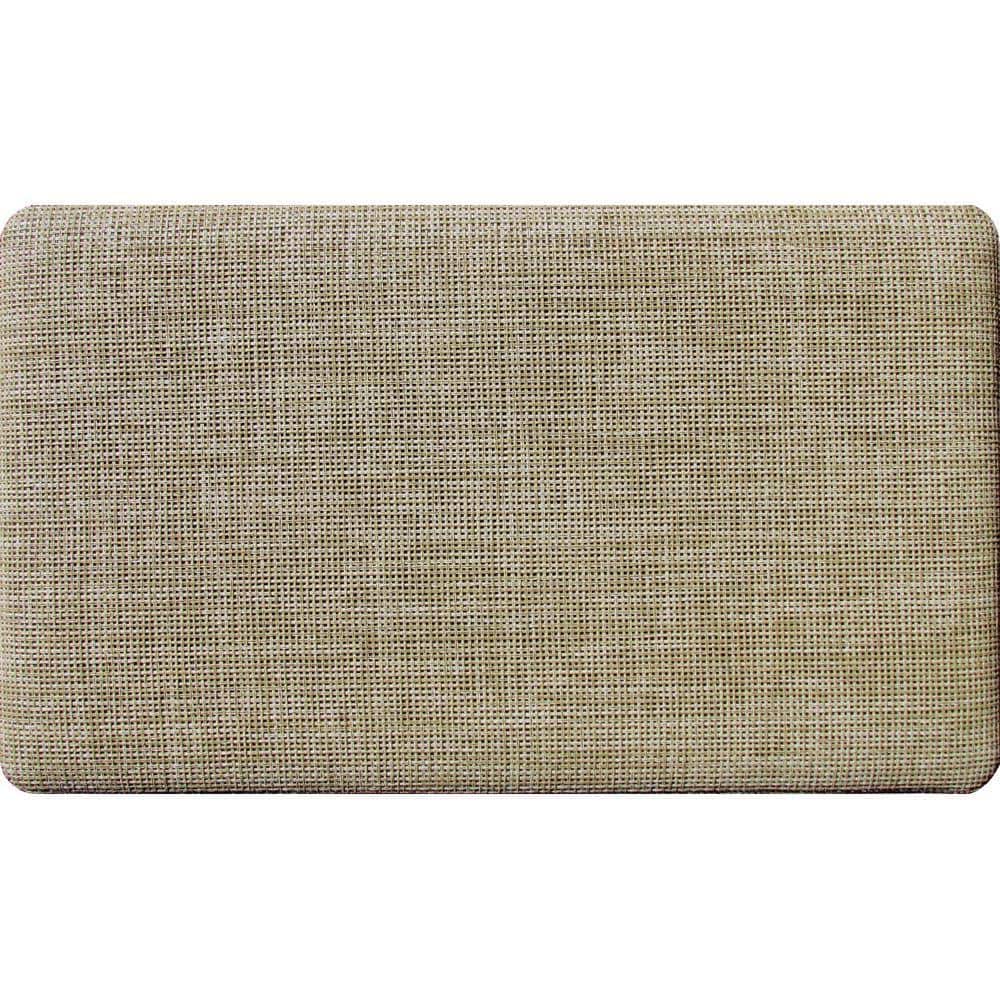 Apache Mills Wicker 34 in. x 20 in. Foam Mat 60-413-0840-02000034 - The ...