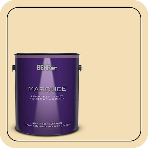 BEHR MARQUEE 1 gal. #PPU6-12 Calla Eggshell Enamel Interior Paint ...