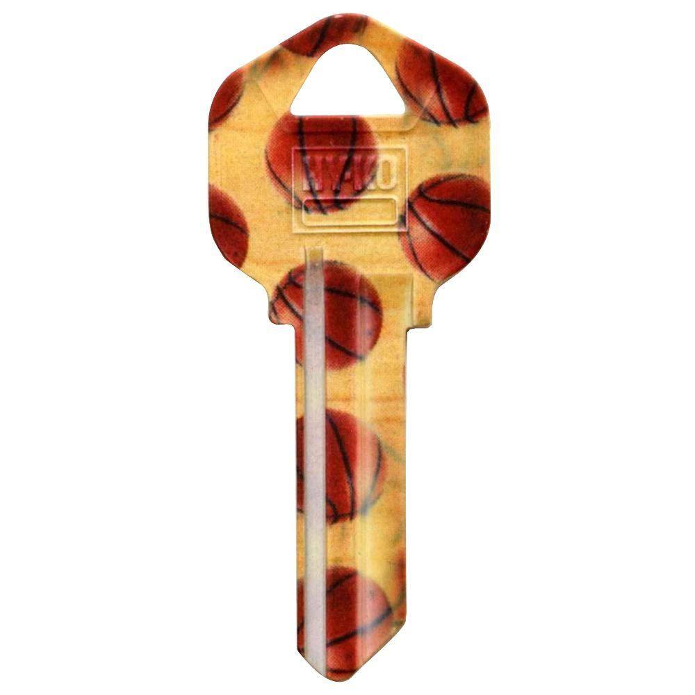 HY-KO Blank Kwikset Basketball Key 16010KW1-11 - The Home Depot
