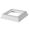 Fiberon CountrySide 5 in. x 5 in. Tranquil White PVC Post Sleeve Base ...