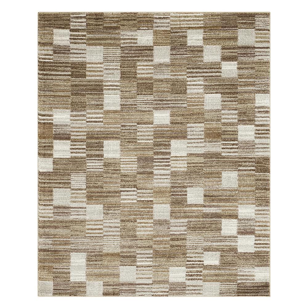 Home Decorators Collection Pernette Beige 7 ft. 10 in. Square Geometric ...