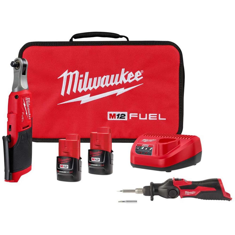 Reviews for Milwaukee M12 FUEL 12V Lithium-Ion Brushless High Speed 3/8 in. Cordless Ratchet Kit ...