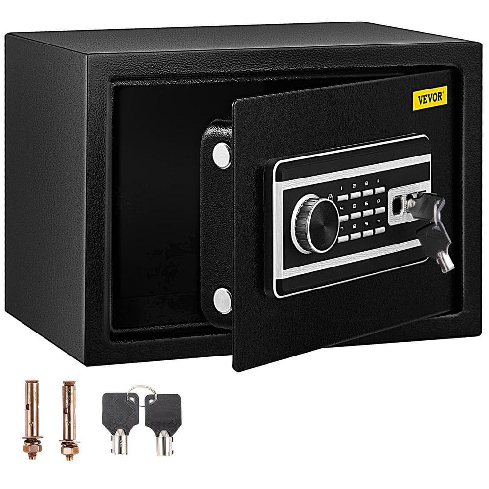 VEVOR Safe Box 0.8 Cu.Ft. Fingerprint Safe Box for Money 22L with ...