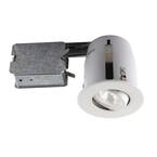 BAZZ 4-in. White Recessed Halogen Lighting kit 300-870