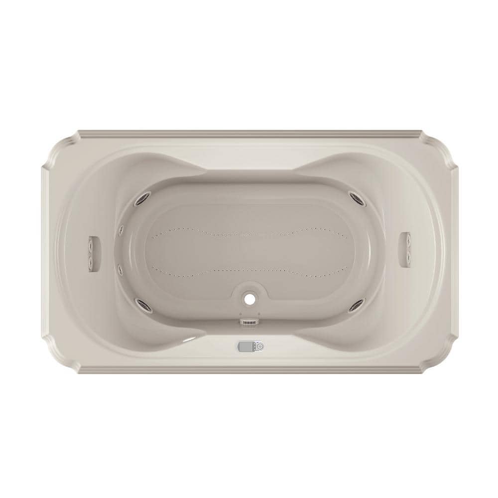 JACUZZI Marine Salon SPA 72 in. x 42 in. Rectangular Combination ...