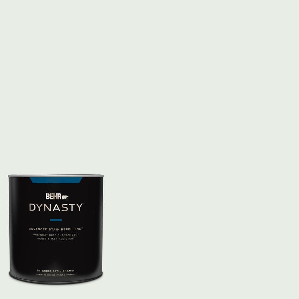 BEHR DYNASTY 1 qt. #700E-1 Dew Drop Satin Enamel Interior Stain ...