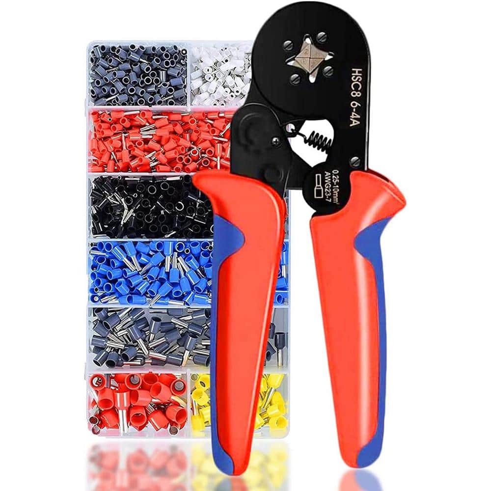 NEWHOUSE ELECTRIC Ferrule Crimping Tool Kit with Wire Crimper, 1200pcs ...