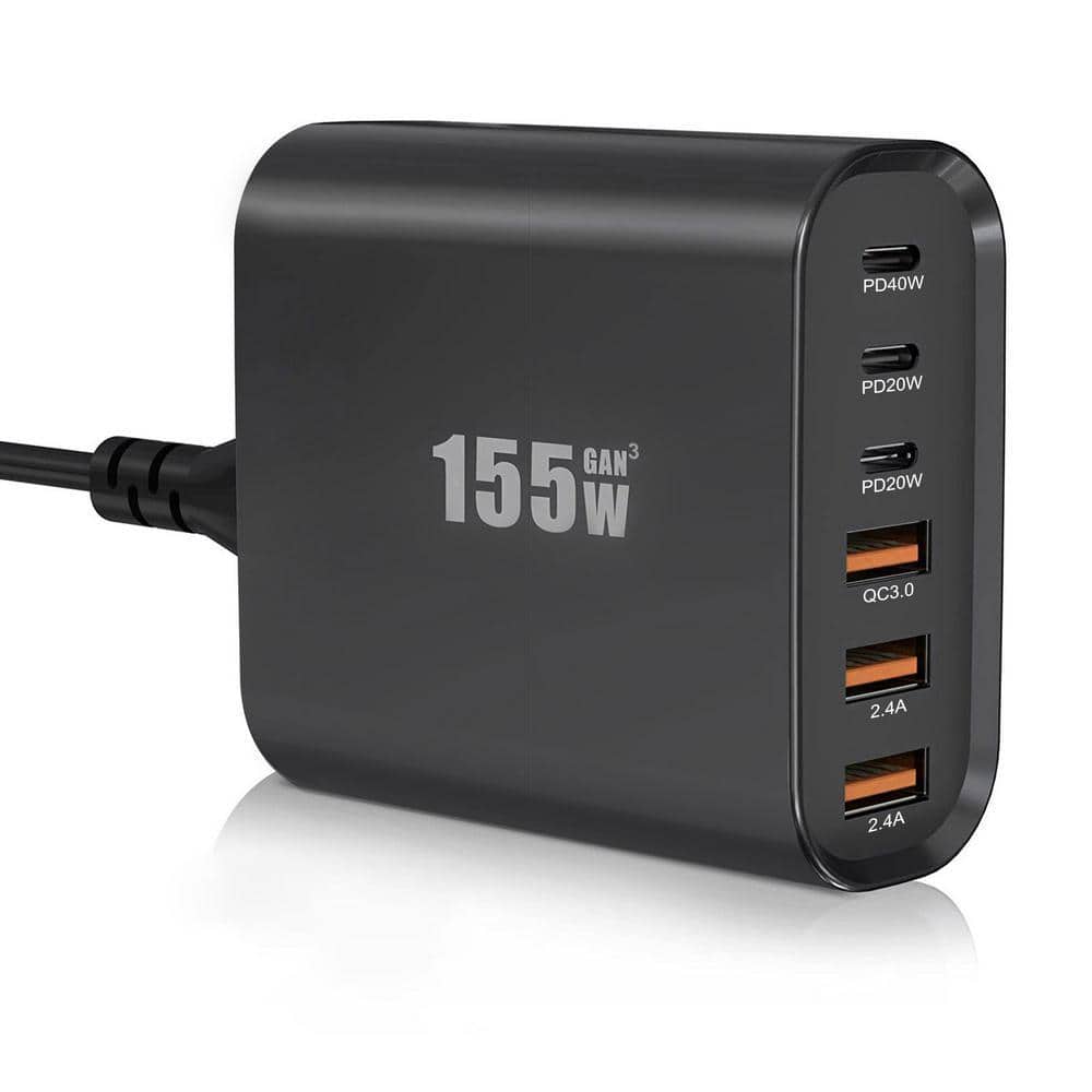 TruePower 6-Port Universal USBC/USBA, High Power Charge Station ...
