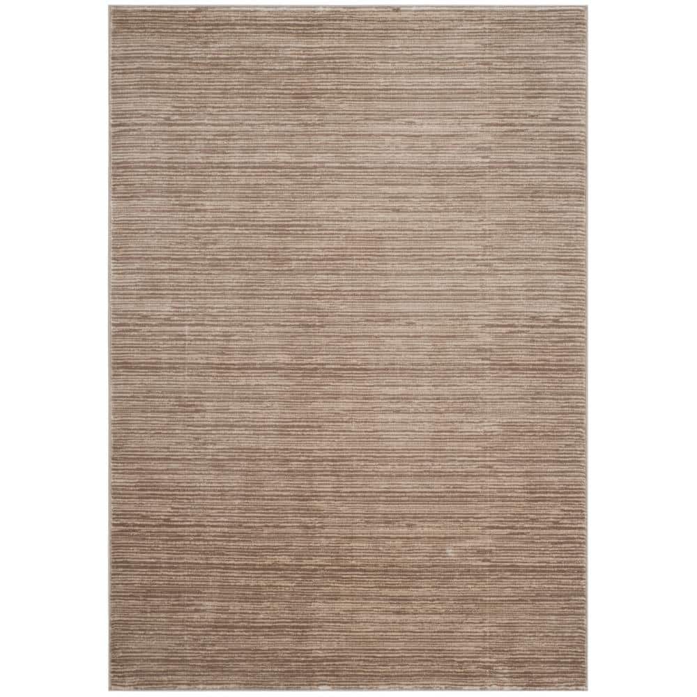 SAFAVIEH Vision Light Brown 4 ft. x 6 ft. Solid Area Rug VSN606C-4 ...
