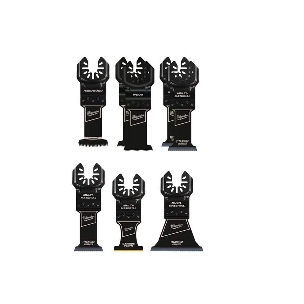 Milwaukee Oscillating Blade Set w/ Japanese Hardwood Blade (5-Piece ...