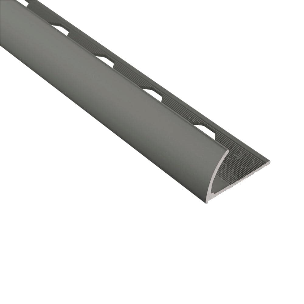 EMAC Novocanto Matt Graphite 1/2 in. x 98-1/2 in. Aluminum Tile Edging ...