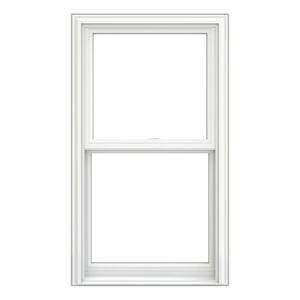 JELD-WEN V-2500 Series 35.75 in. x 53.5 in. Double Pane Double Hung ...