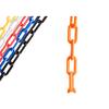 USW 2 in. x 100 ft. Orange Plastic Chain Featuring SunShield UV ...