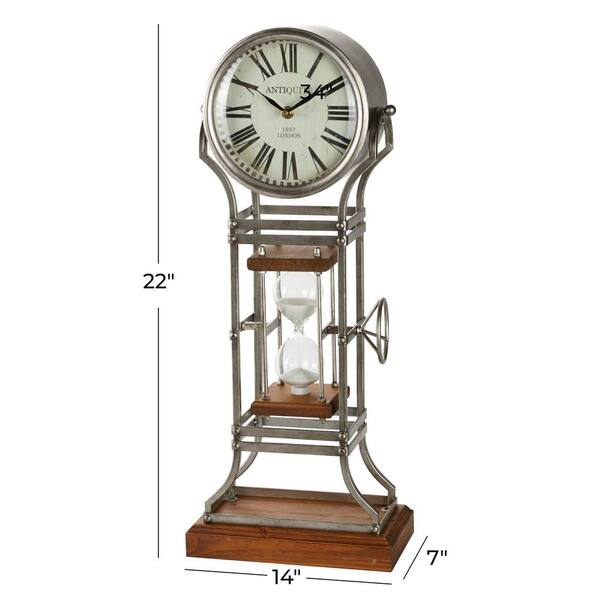 Glass Grandfather Clock